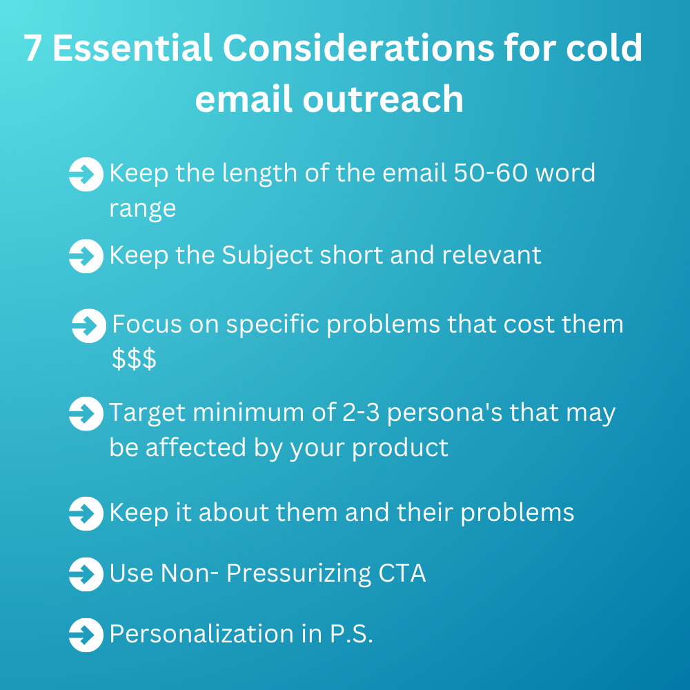 7 Essential Considerations for cold email outreach with templates - AS ...